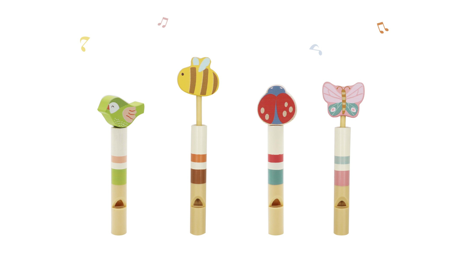 Set of 4 Spring Animals Slide Whistle | Harvey Norman