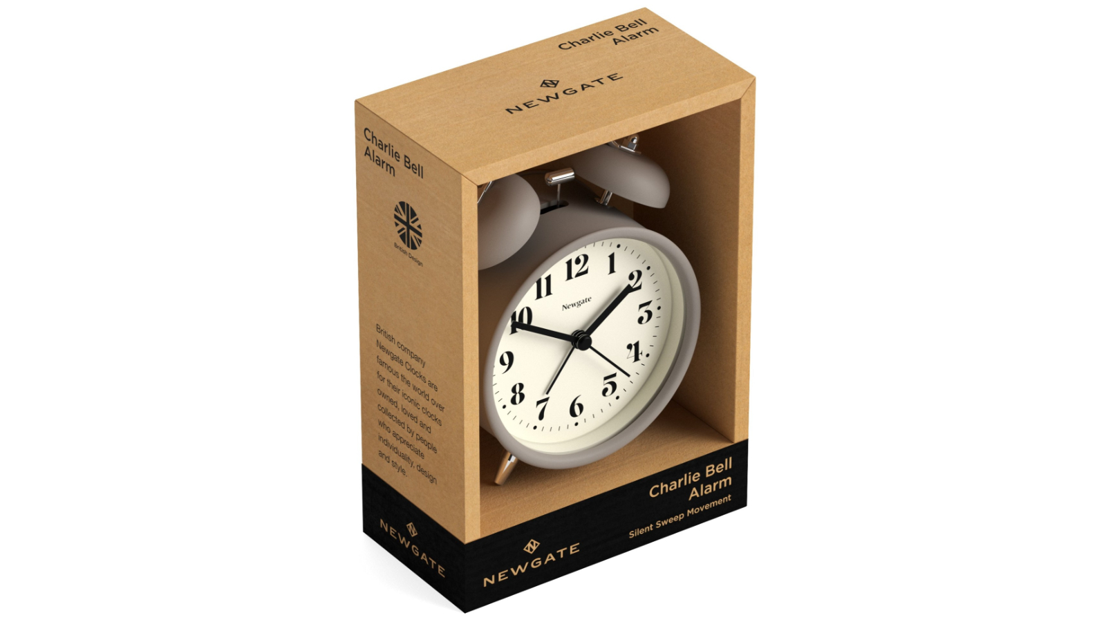 Newgate Theatre Alarm Clock - Stone | Harvey Norman