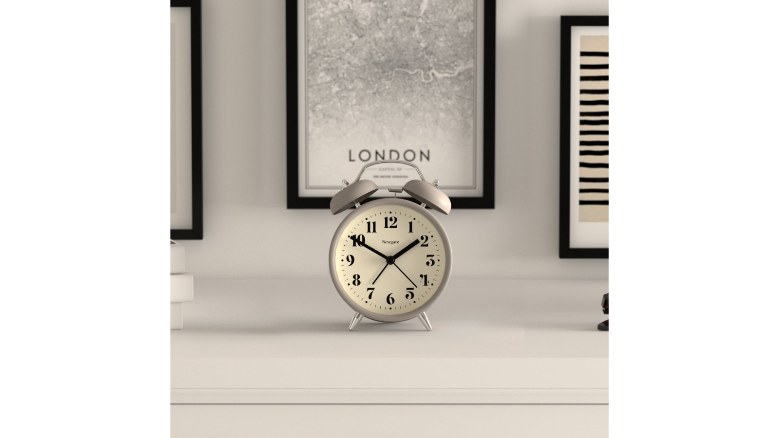 Newgate Theatre Alarm Clock - Stone | Harvey Norman