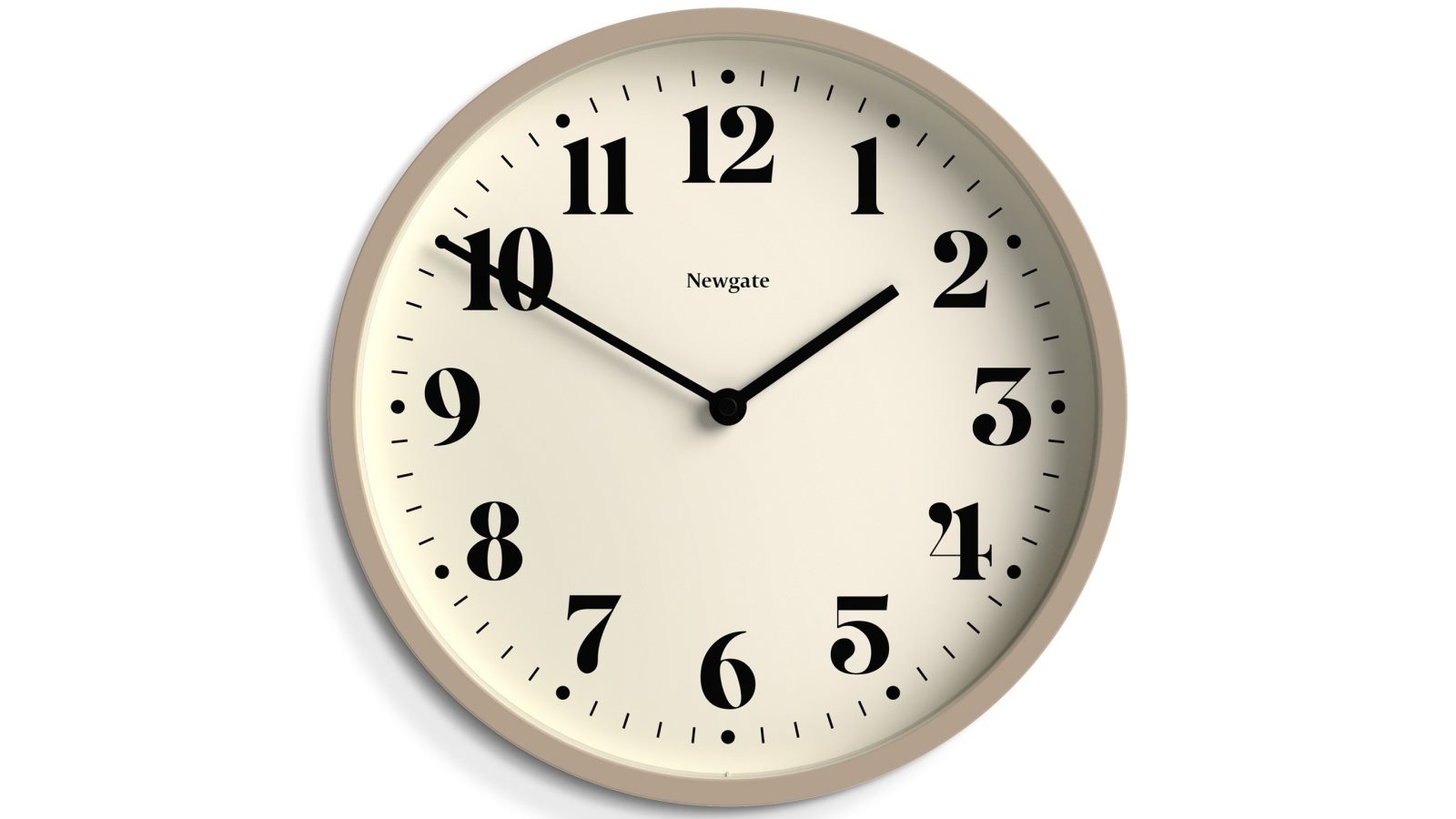 Newgate Number Four Wall Clock - Matte Stone | Harvey Norman
