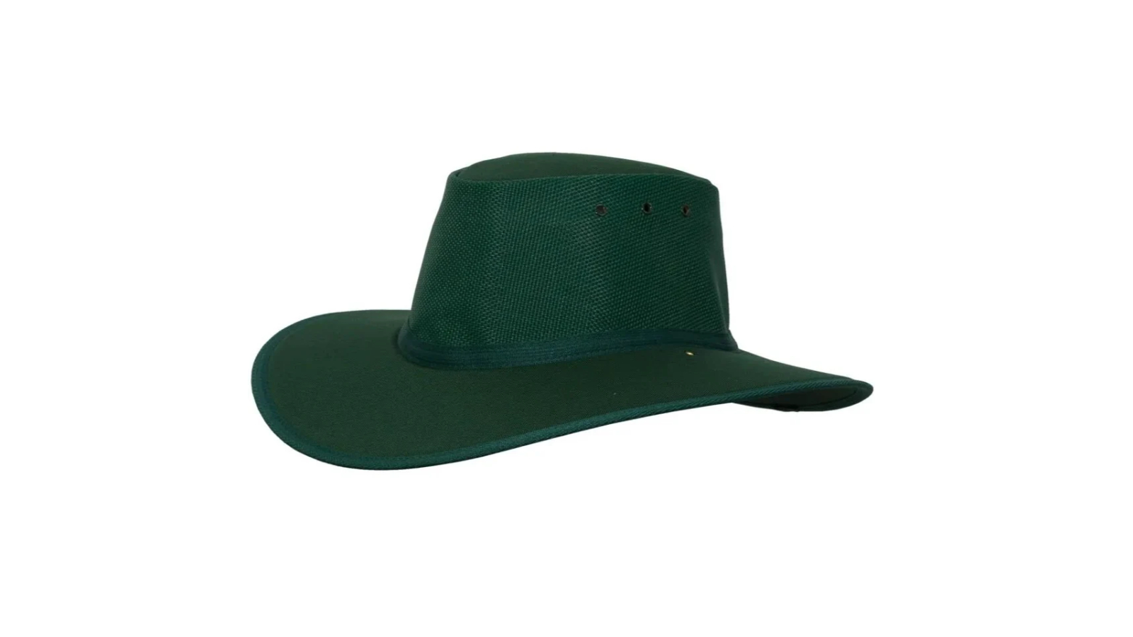 Newcastle Hats Green Lightweight Bottle Wide Brim Hat with Ventilated ...