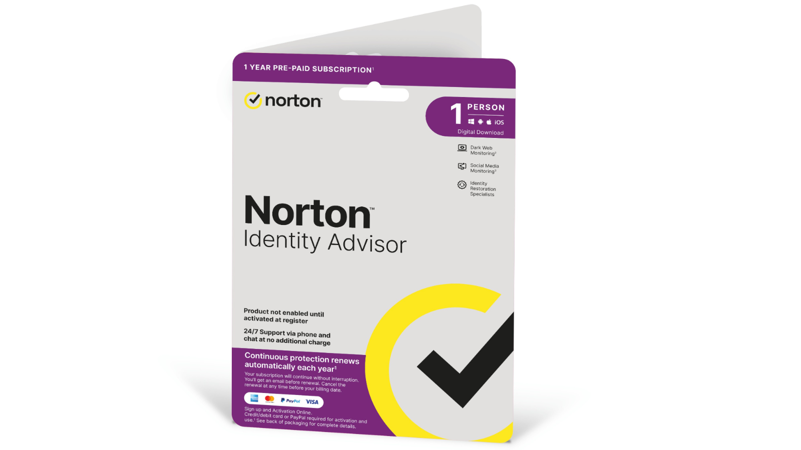 Norton Identity Advisor Digital Download - 12 Months | Harvey Norman