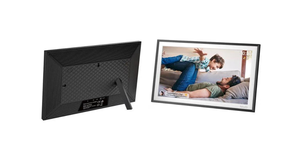 Nivo Black Frameo HD Smart Wi-Fi Digital Photo Video Frame - 15.6inch ...