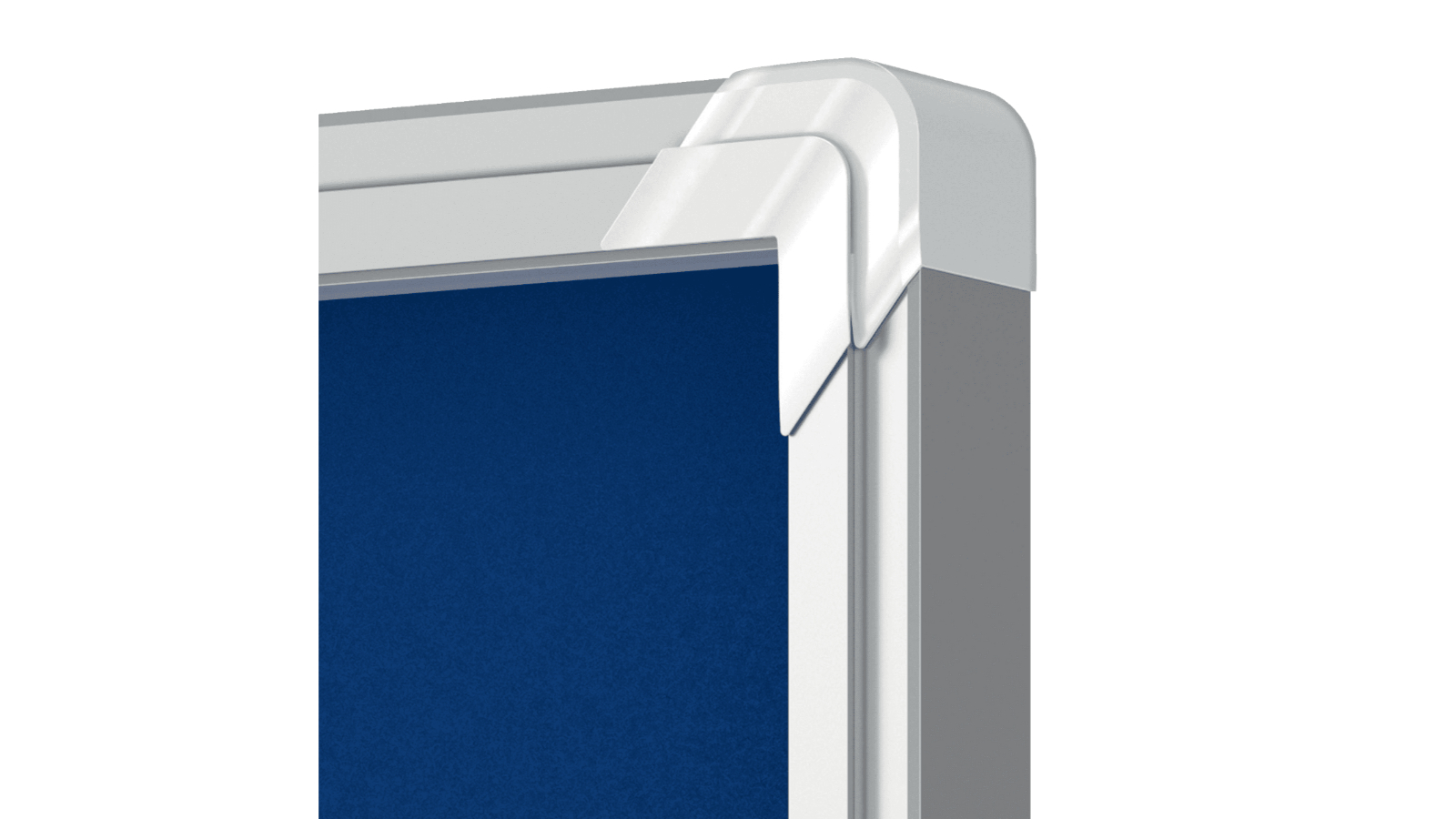 Nobo Notice Sign Board Lockable Sliding Glass Door - 92.5 x 66.8cm ...