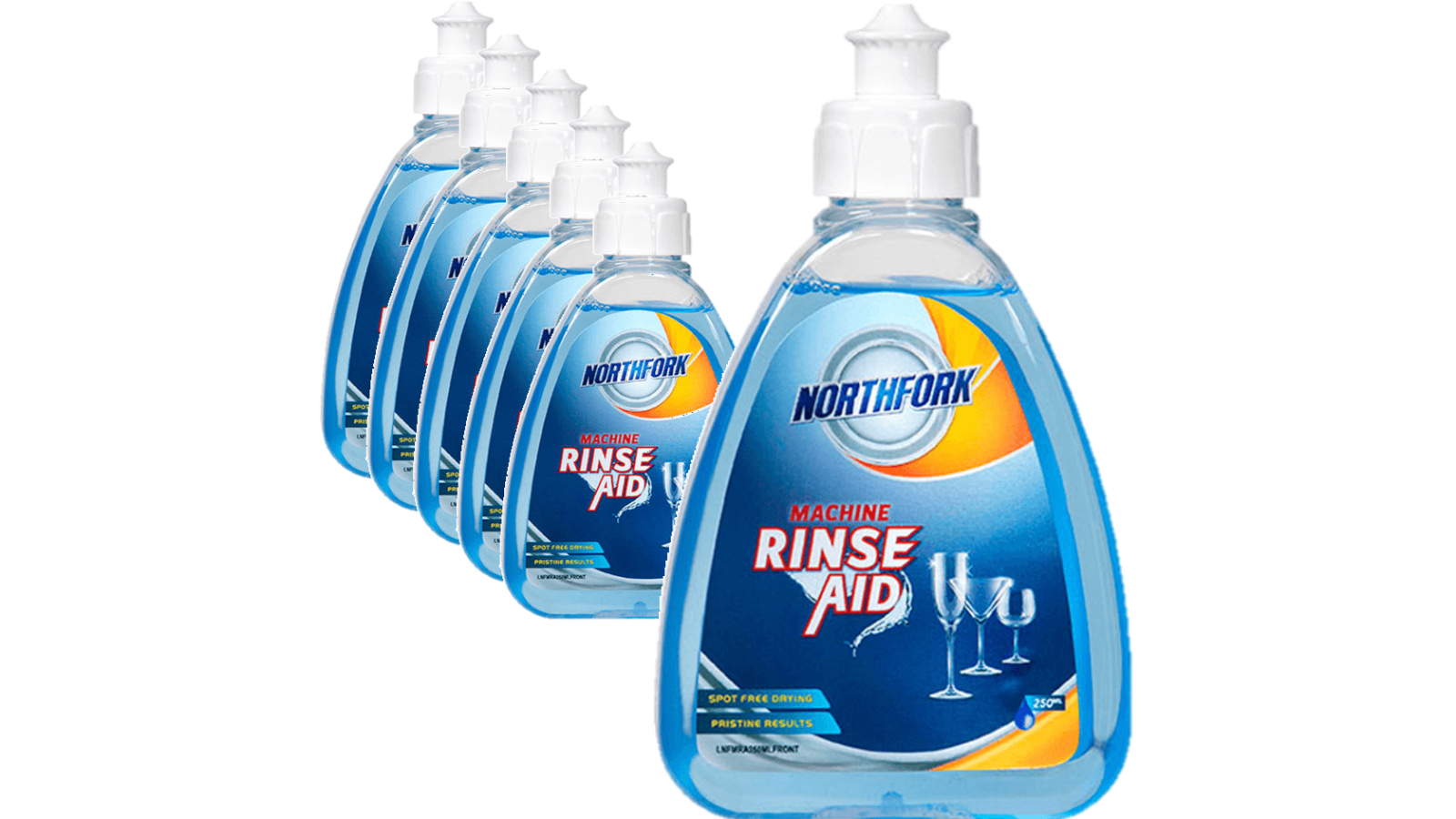 Northfork Pack of 6 Machine Rinse Aid - 250ml | Harvey Norman