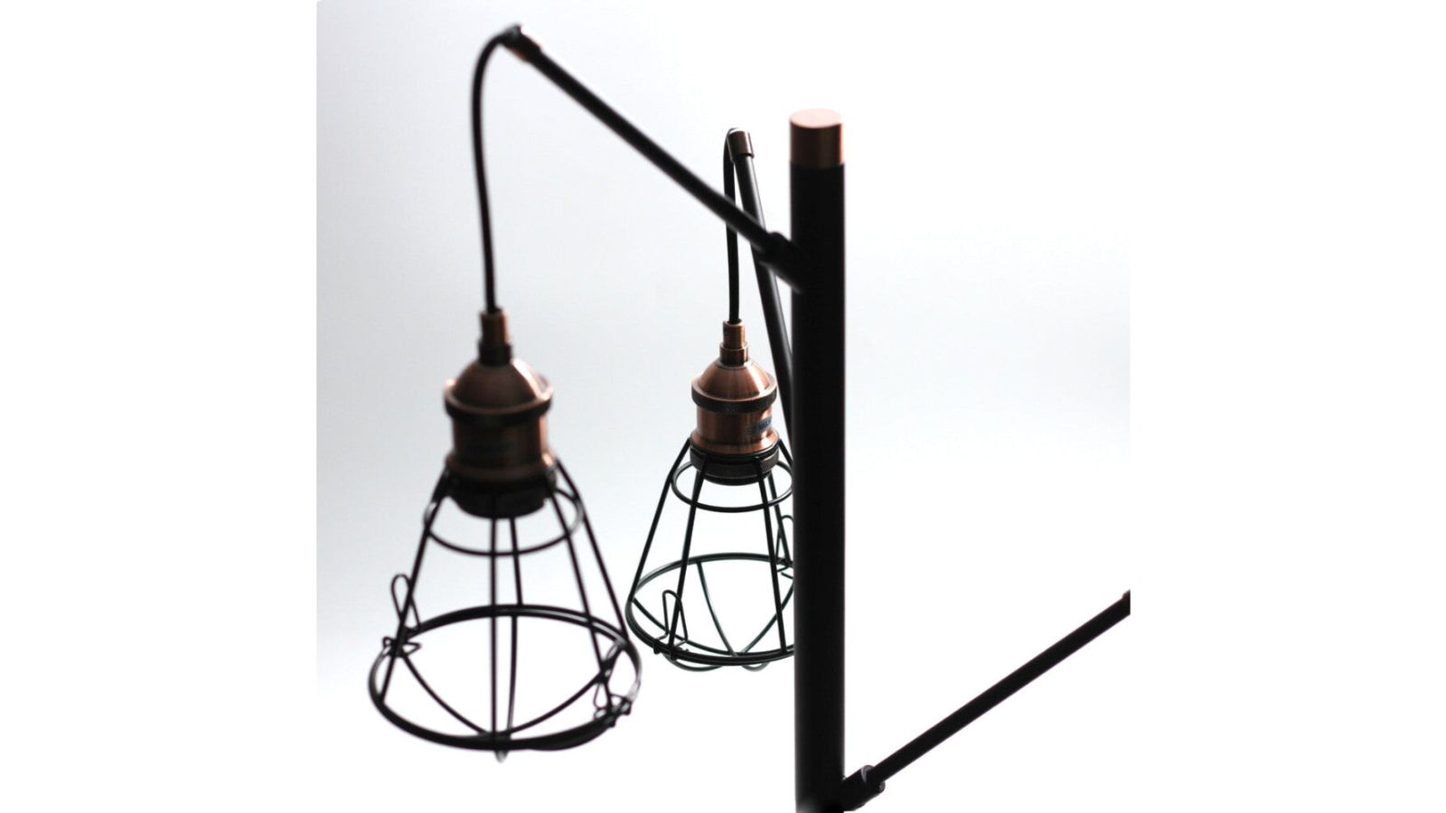 Luminea Nova Modern Elegant Free Standing Reading Light - Black ...