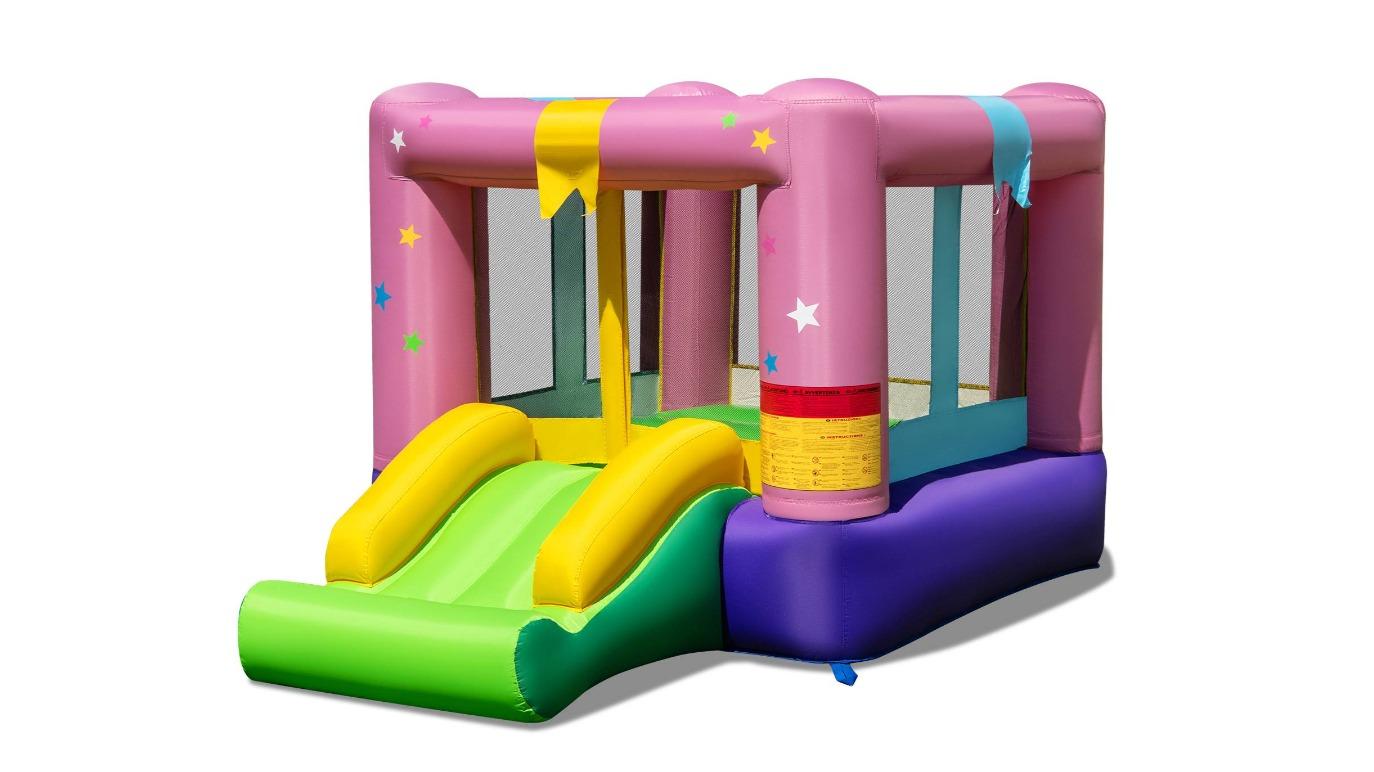 Costway Jumping Castle Inflatable Bouncy House Slide - No Blower ...