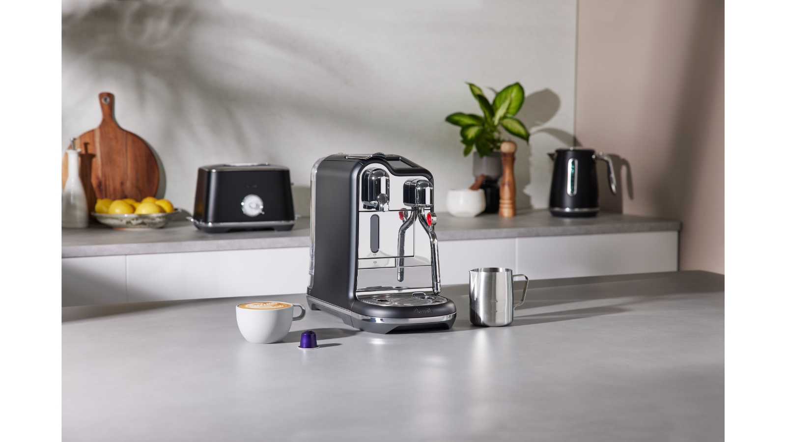 Nespresso Creatista Pro Coffee Machine by Breville - Black Truffle ...