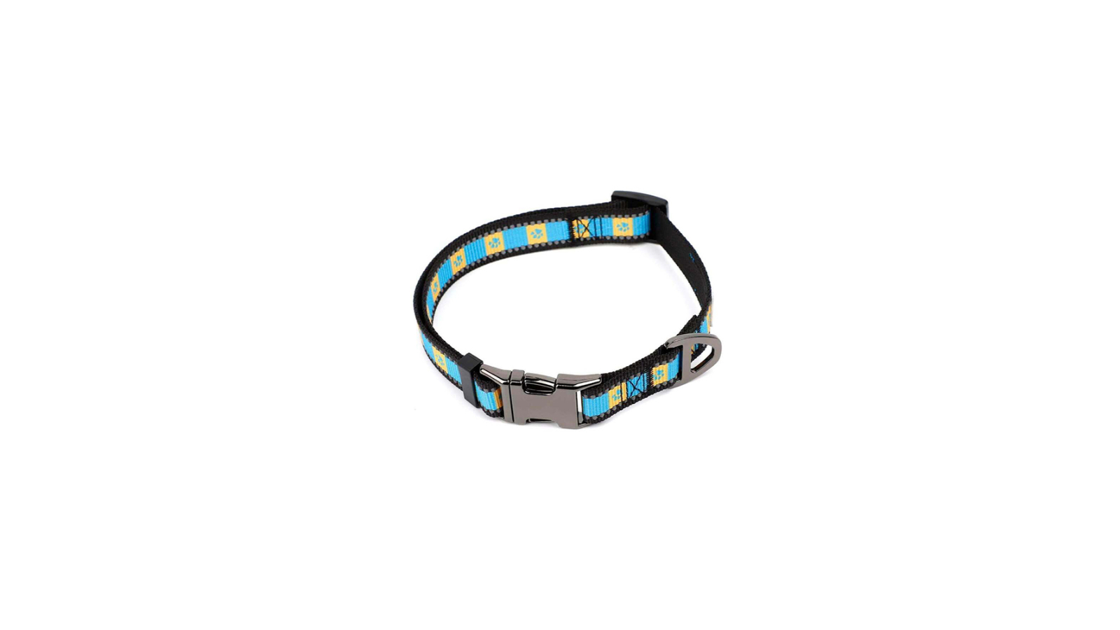 NRL Small Nylon Accessory Strap Buckle Gold Coast Titans Collar Dog ...