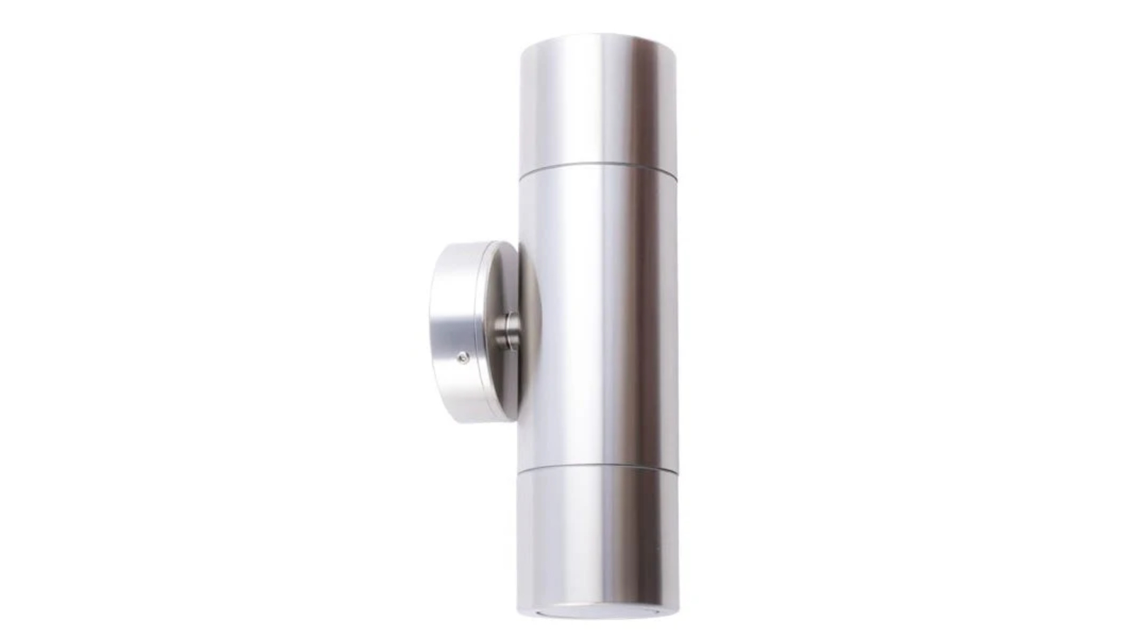 IP65 Up/Down 12V MR16 Round Back Plate Pillar Light - 316 Stainless Steel | Harvey Norman