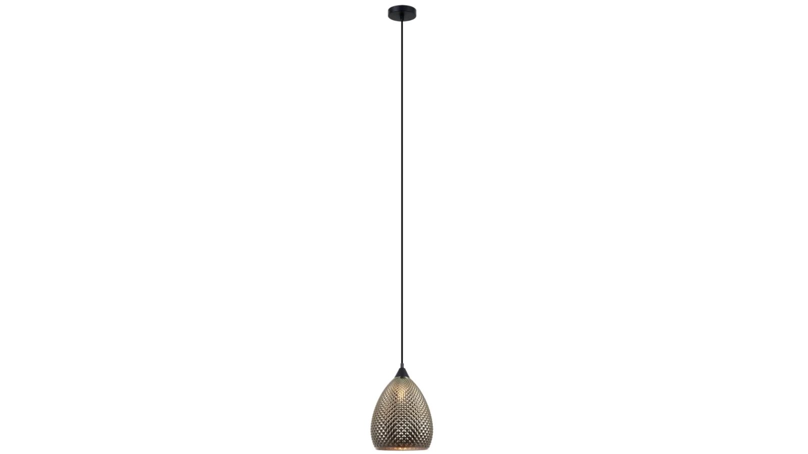 Rictus Bohemian Ellipse Glass with Quadrilateral Segments Pendant Light ...