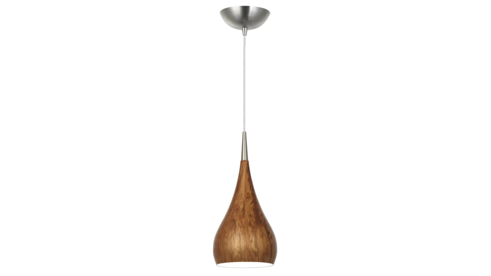 Zara Bell Shape Pendant Light - Burl Wood | Harvey Norman