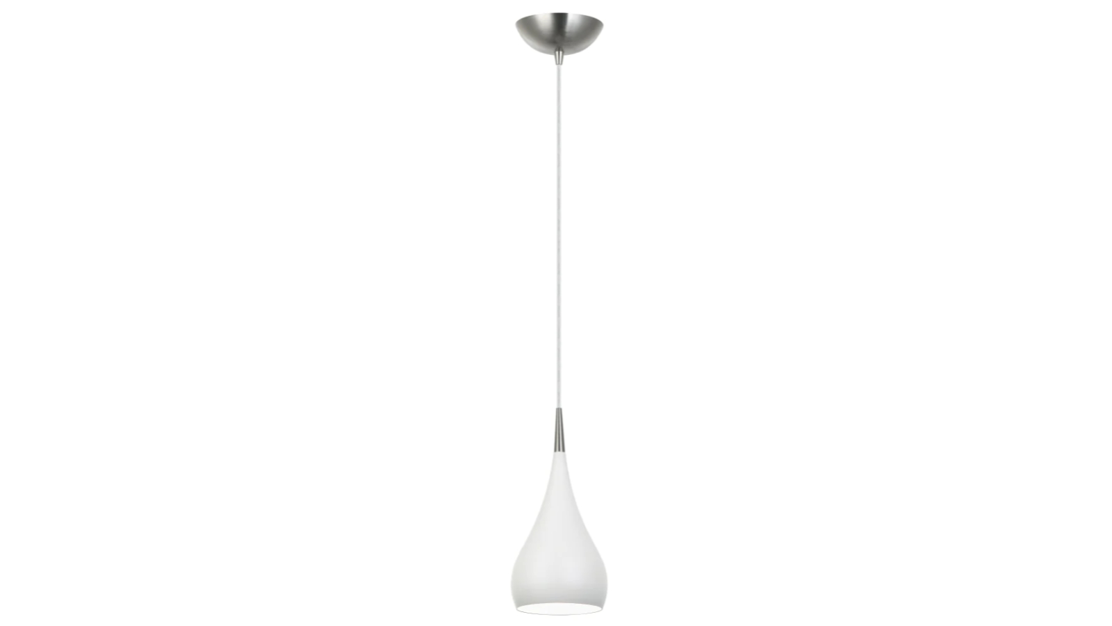 Zara Bell Shape Pendant Light - Matte White | Harvey Norman