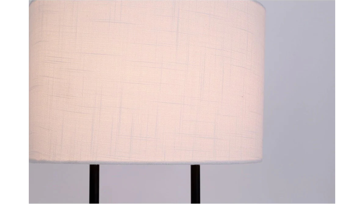 Luminea Grey/White Remy Table Desk Lamp with Concrete Look Base ...