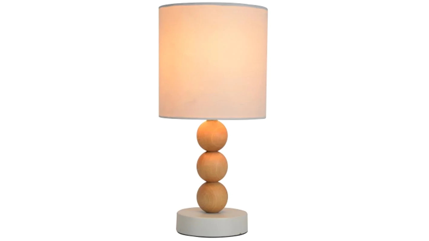 Luminea White Bobo Small Table Desk Lamp | Harvey Norman