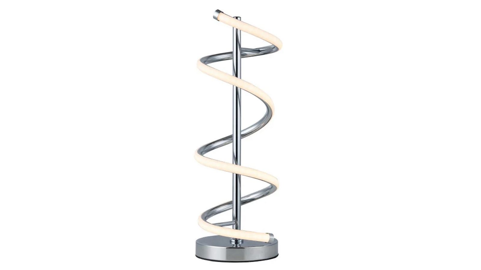 Luminea Angelina Modern Curved Spiral LED Table Bedside Lamp Light ...
