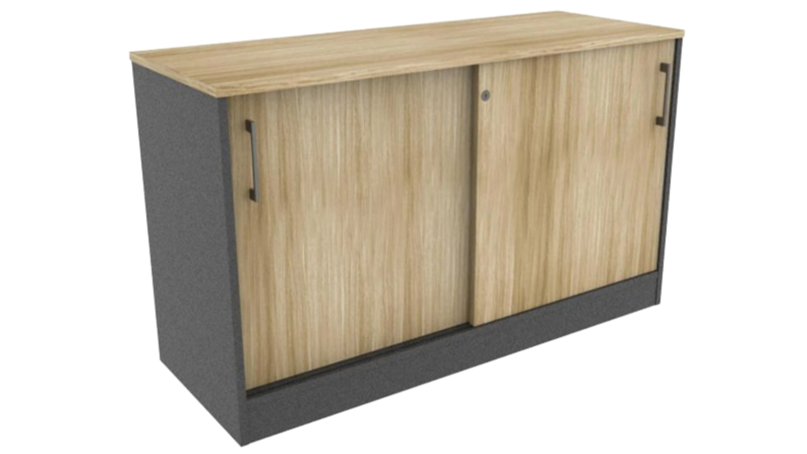 Xavier Furniture Xavier 2-Door Credenza Sideboard Storage Cabinet - Oak ...