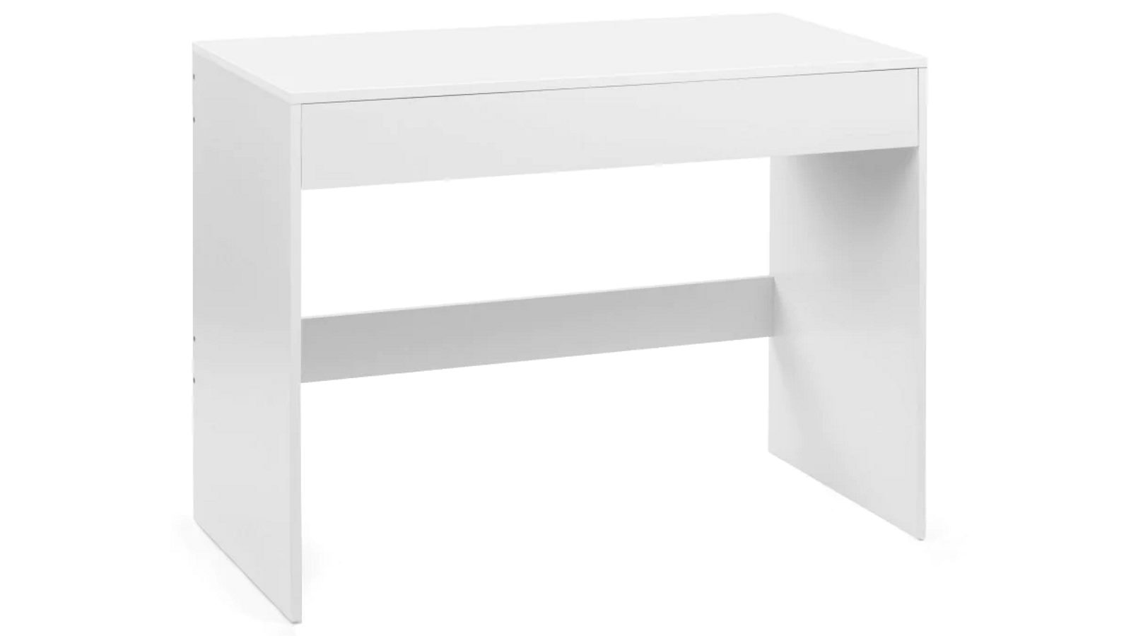 Design Square Marias Home Office Desk with 1 Drawer White Harvey Norman