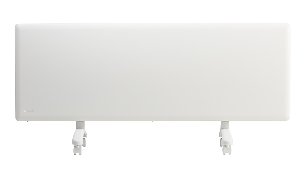 Nobo 2kW Slimline Wi-Fi Panel Heater with Castors - White | Harvey Norman