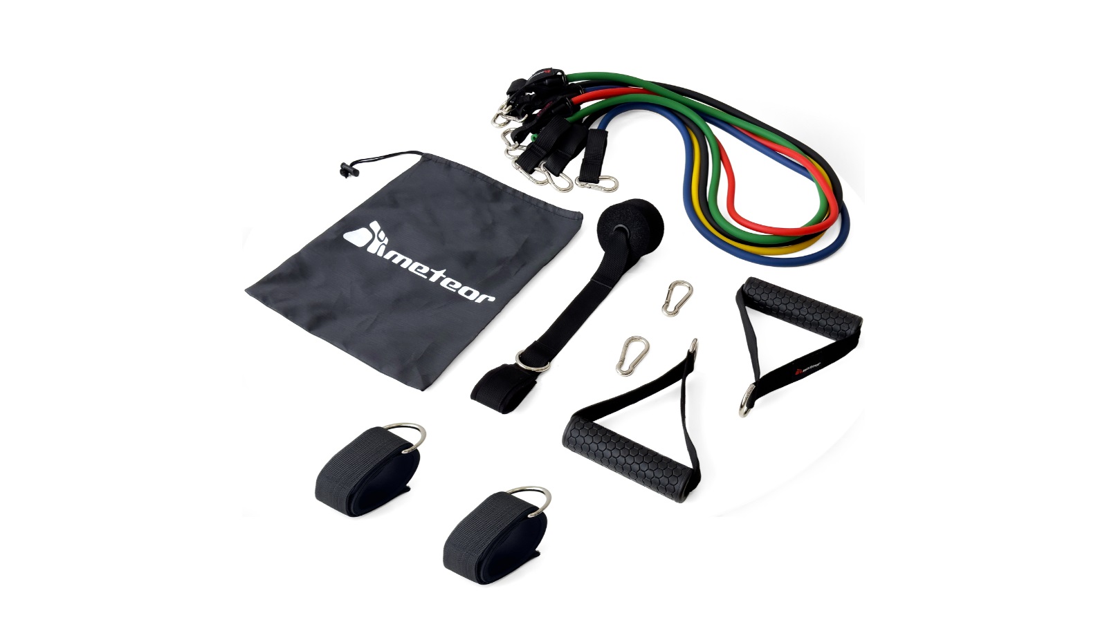 Meteor For The Winners All-in-One Exercise Resistance Band Set ...