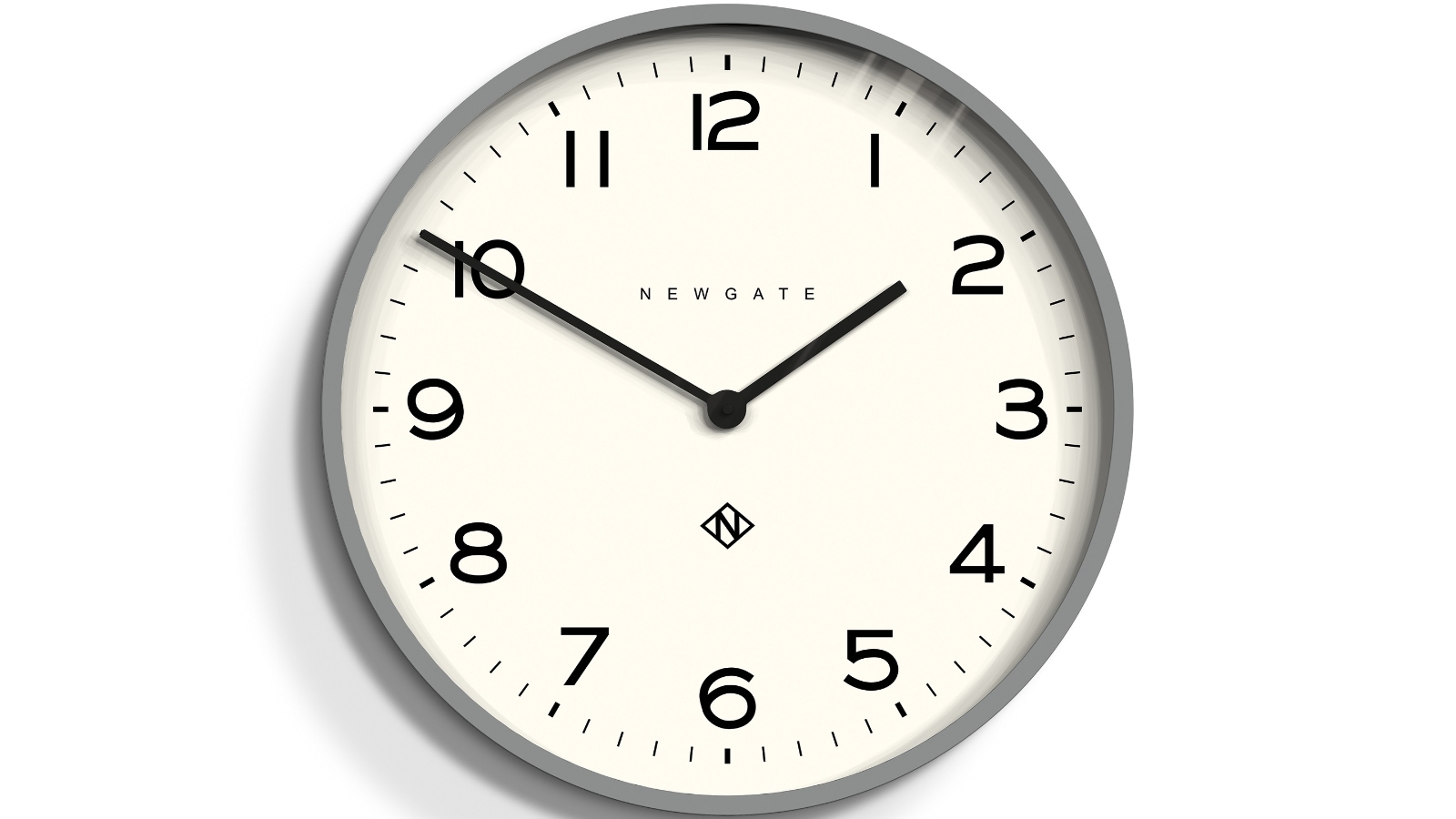 Newgate Number One Echo Clock - Posh Grey | Harvey Norman