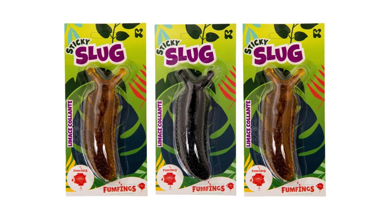 Fumfings Animal 3 Piece Kids Sticky Slug Stretch Prank Toy - 19cm ...