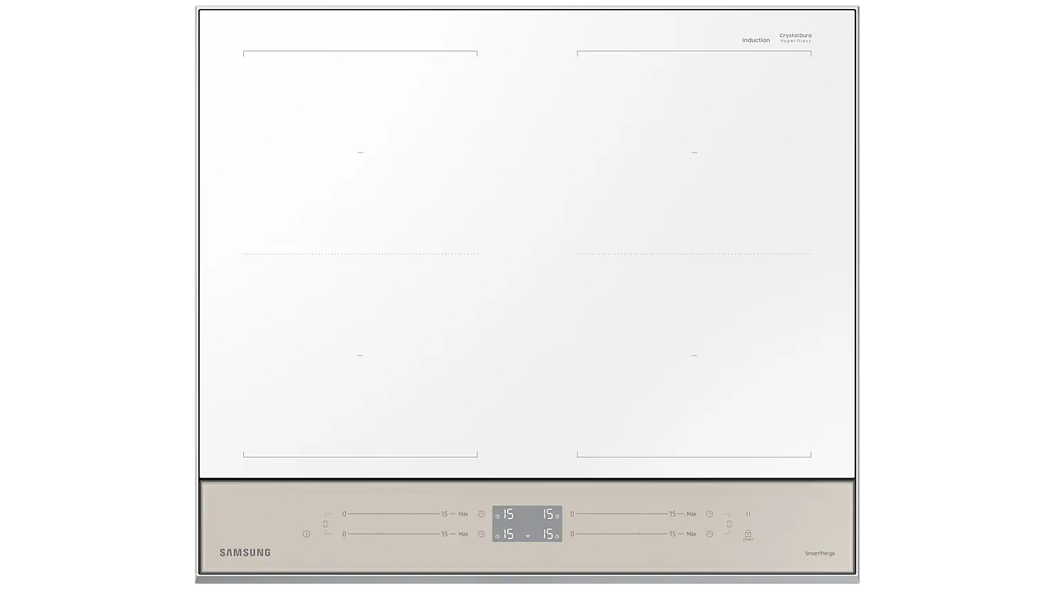 Samsung 600mm Bespoke 4 Zone Induction Cooktop - Beige | Harvey Norman