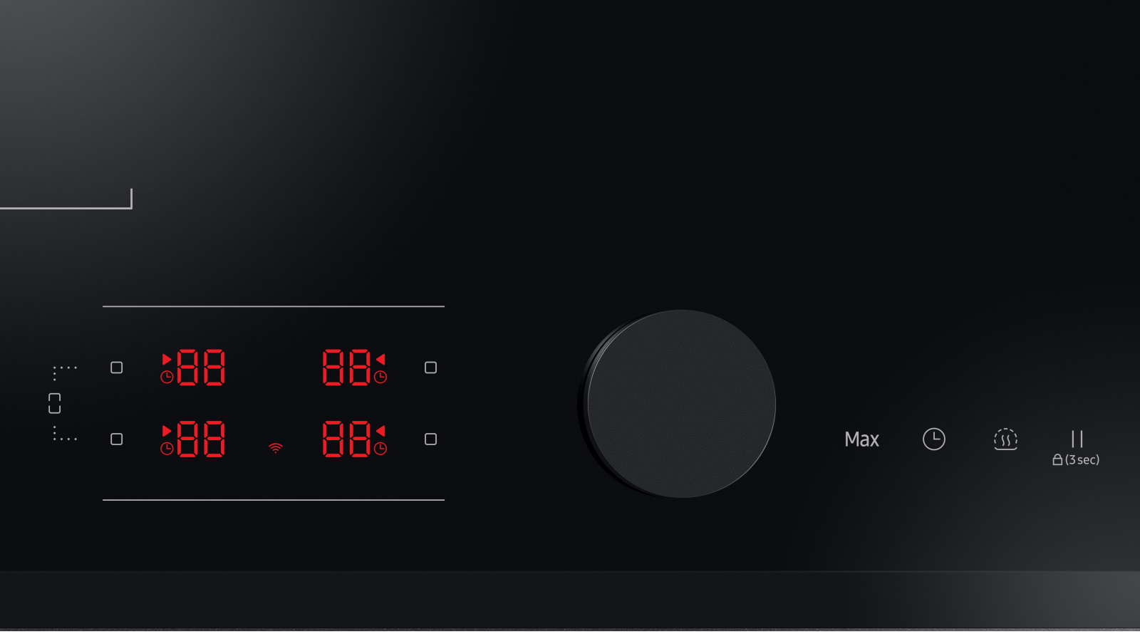Samsung 600mm 4 Zone Induction Cooktop with Magnetic Knob - Black ...