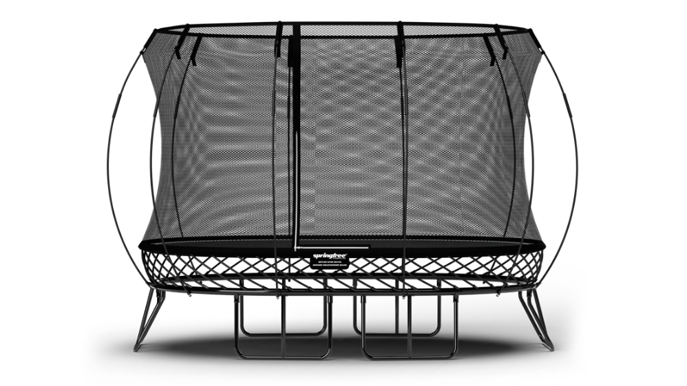 Springfree Pure Black Medium 8 ft x 11 ft Oval Trampoline | Harvey Norman