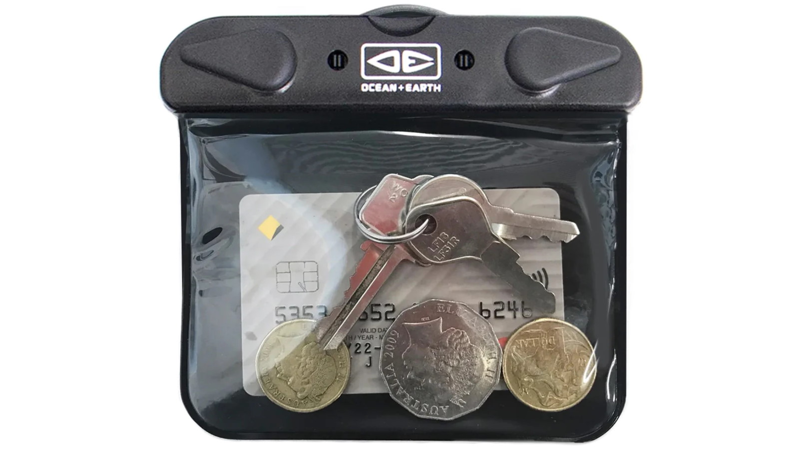 Ocean and Earth Waterproof Pocket Size Key Pouch with Lanyard | Harvey ...