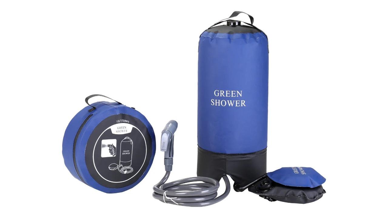 NNEOBA Pressure Shower with Foot Pump | Harvey Norman