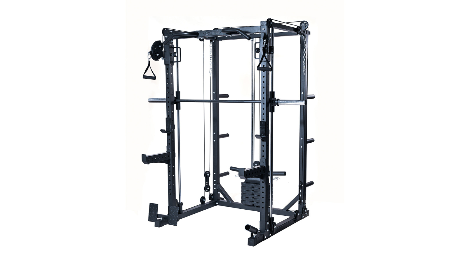 Orbit Fitness 3-in-1 Power Rack with 85LB Stack/Bench | Harvey Norman