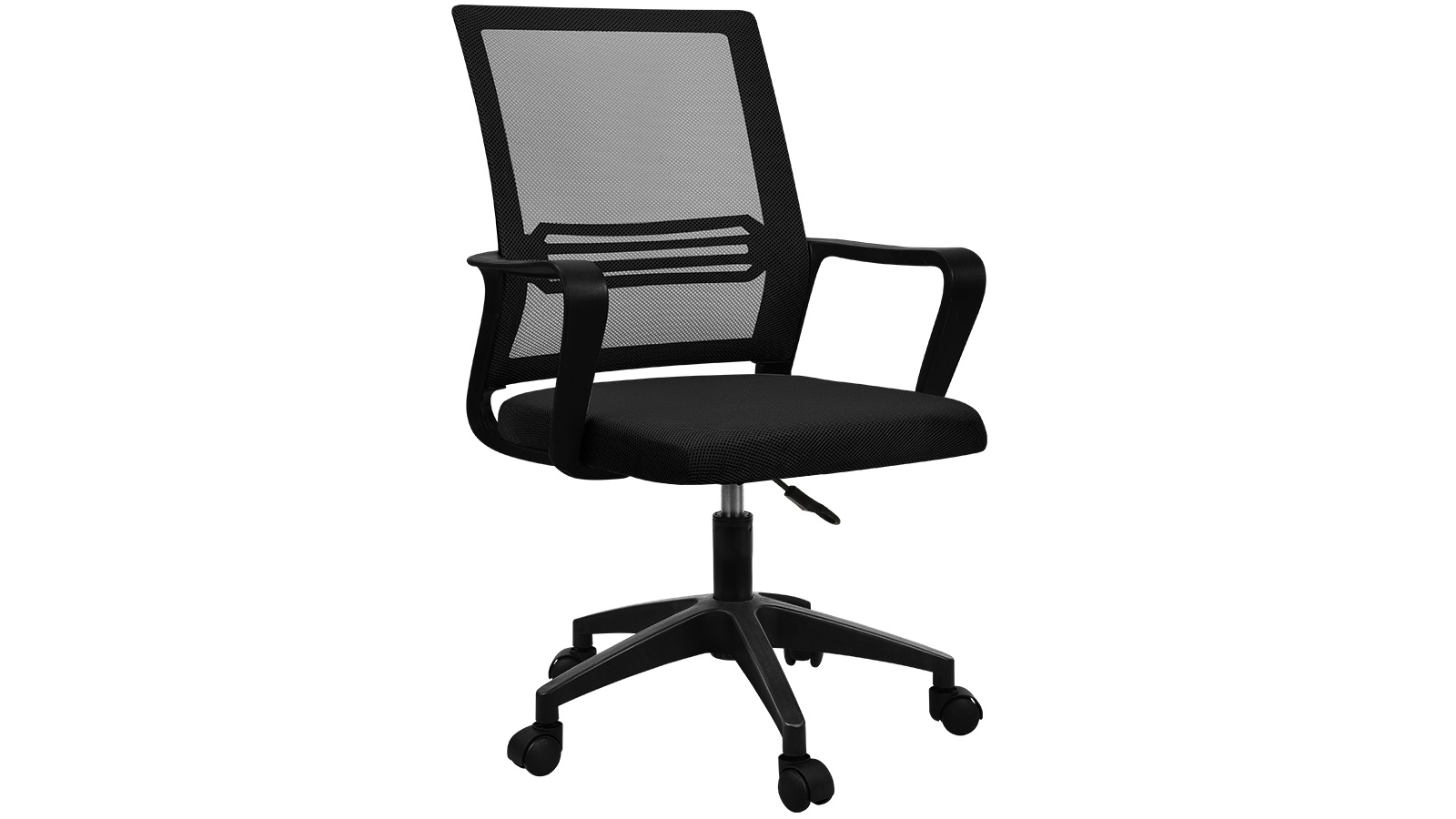 Aaron Furb Mesh Executive Gaming Chair with Lift - Black | Harvey Norman