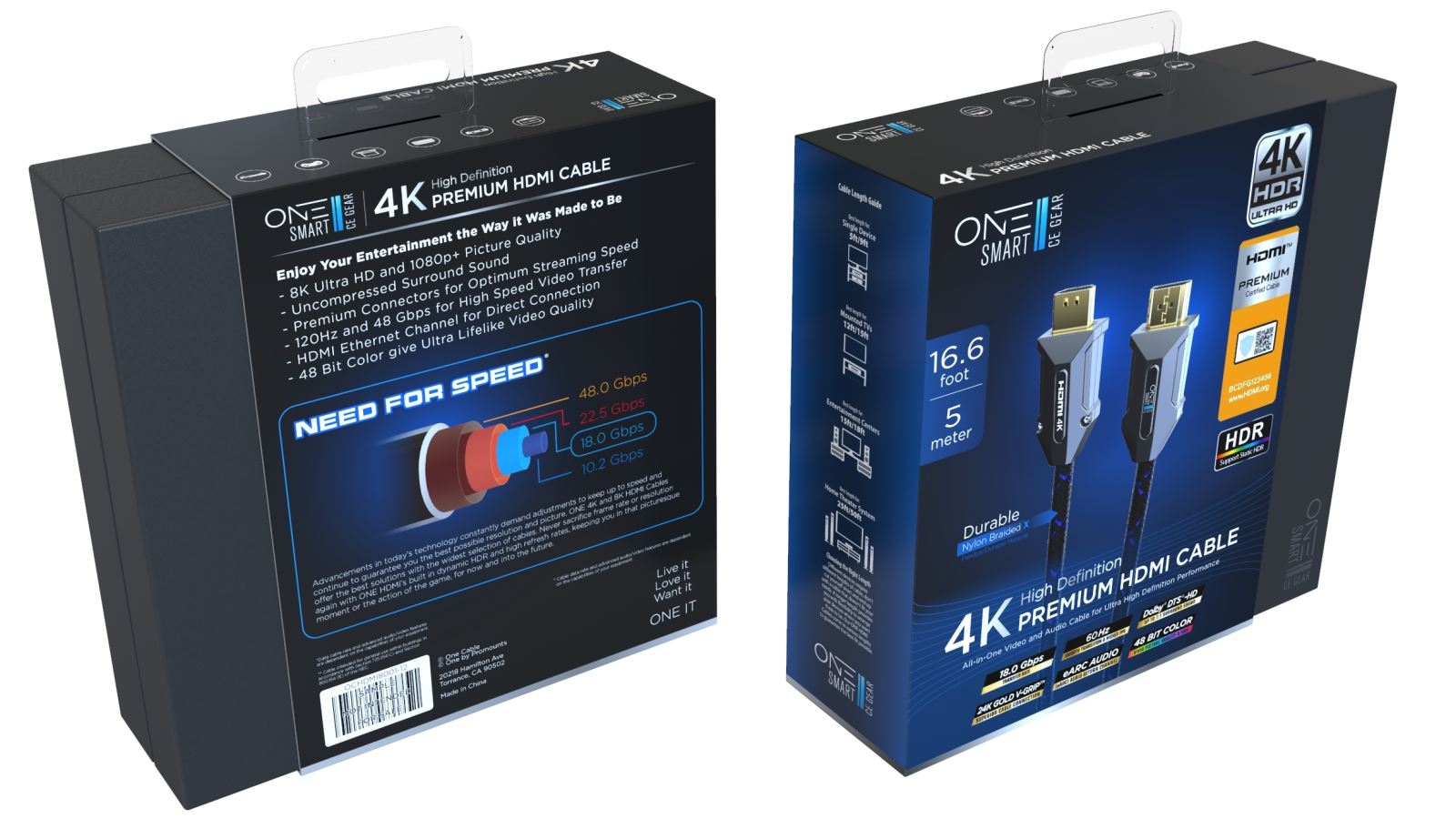 One Cable Platinum Premium 4K 5m HDMI Cable | Harvey Norman
