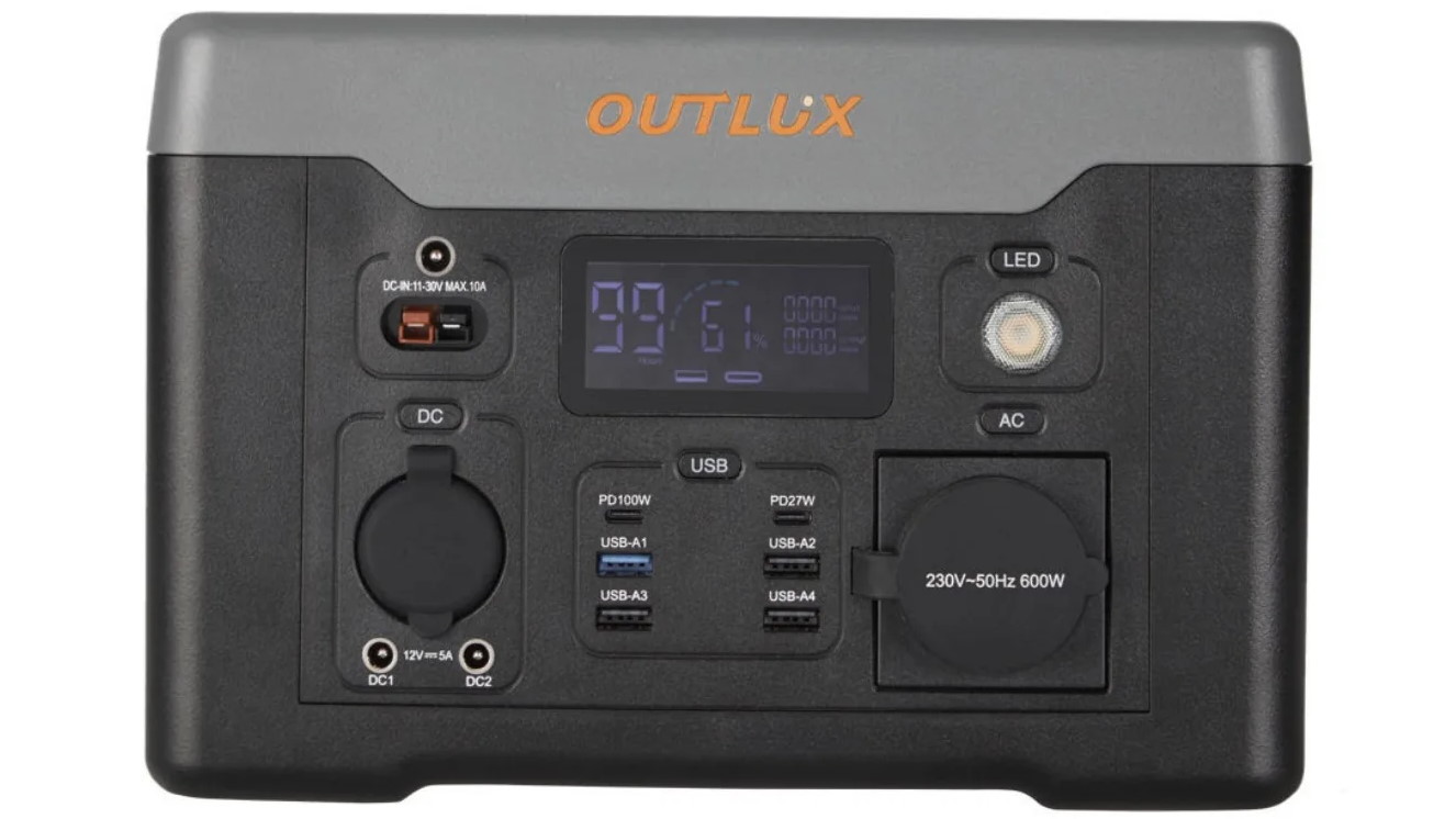 Outway Outlux 600W Multi-Functional Portable Power Station | Harvey Norman