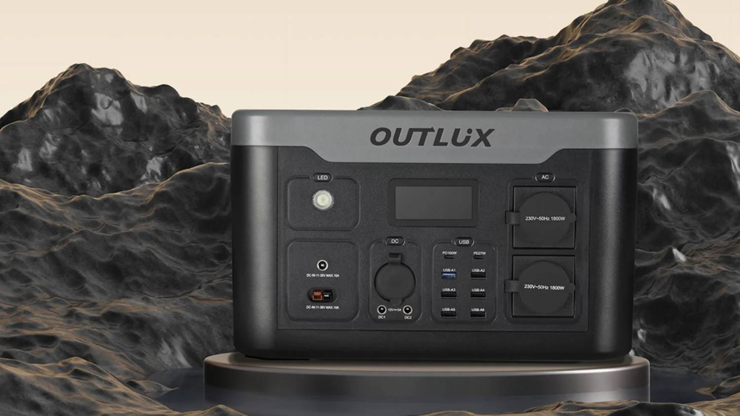 Outway Outlux 600W Multi-Functional Portable Power Station | Harvey Norman