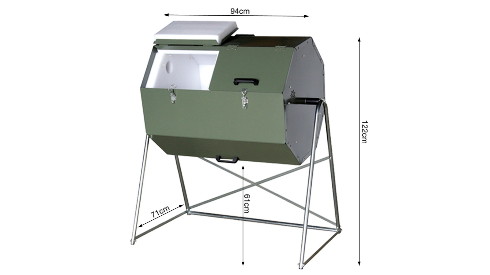 Joraform Little Pig Rotational Composter - 125L | Harvey Norman