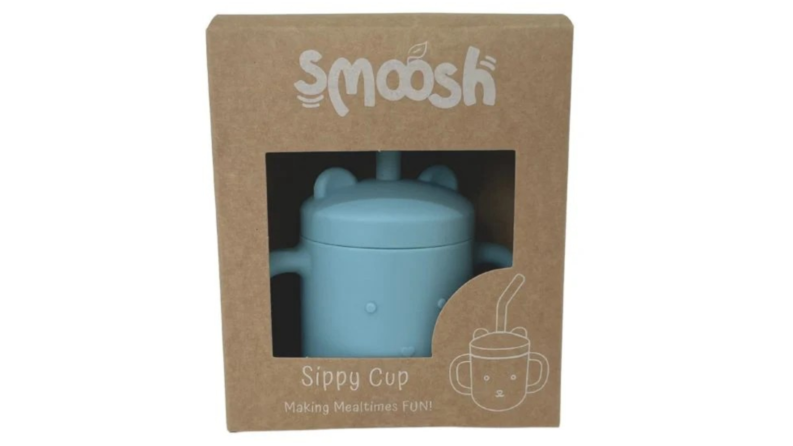 Smoosh Sippy Cup - Grey | Harvey Norman