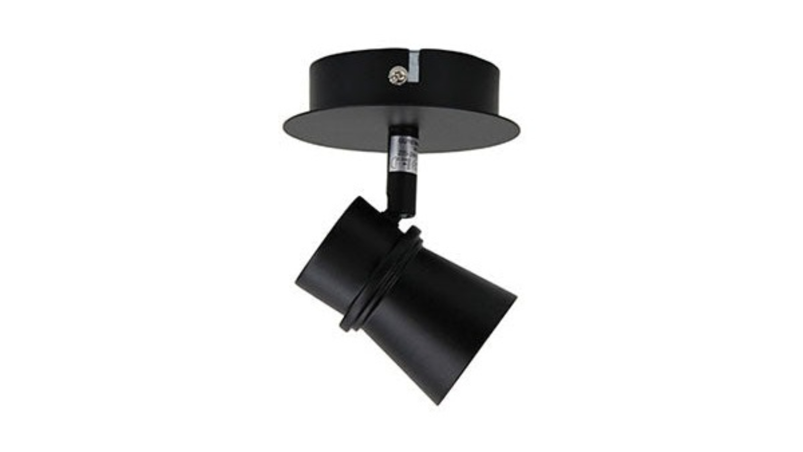 Oriel Lighting Black LED Ready GU10 Adjustable Spotlight | Harvey Norman