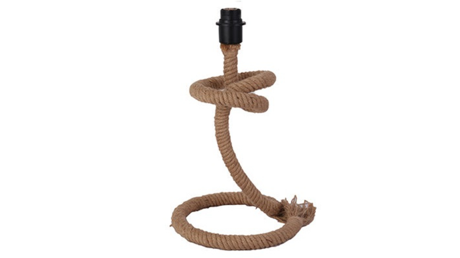 Oriel Lighting Natural Hessian Rope Base Only | Harvey Norman