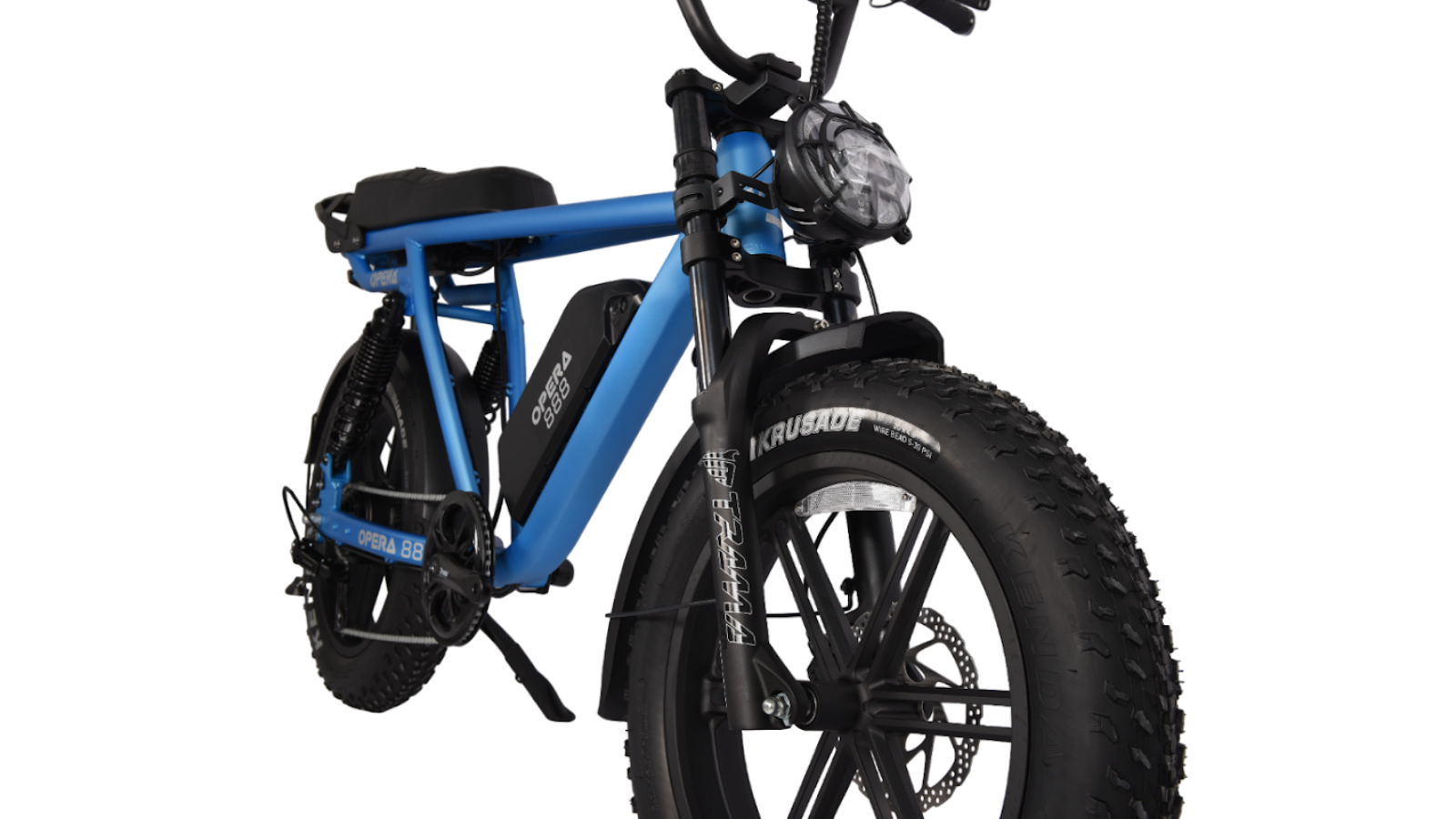 OPERA 888 Blue Matte with Black Saddle 1000W | Harvey Norman