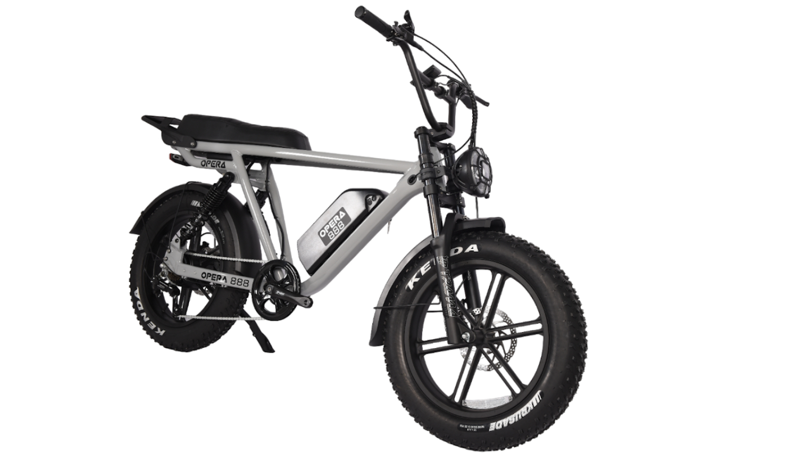 OPERA 888 GRAY GLOSSY with BLACK saddle 750W | Harvey Norman