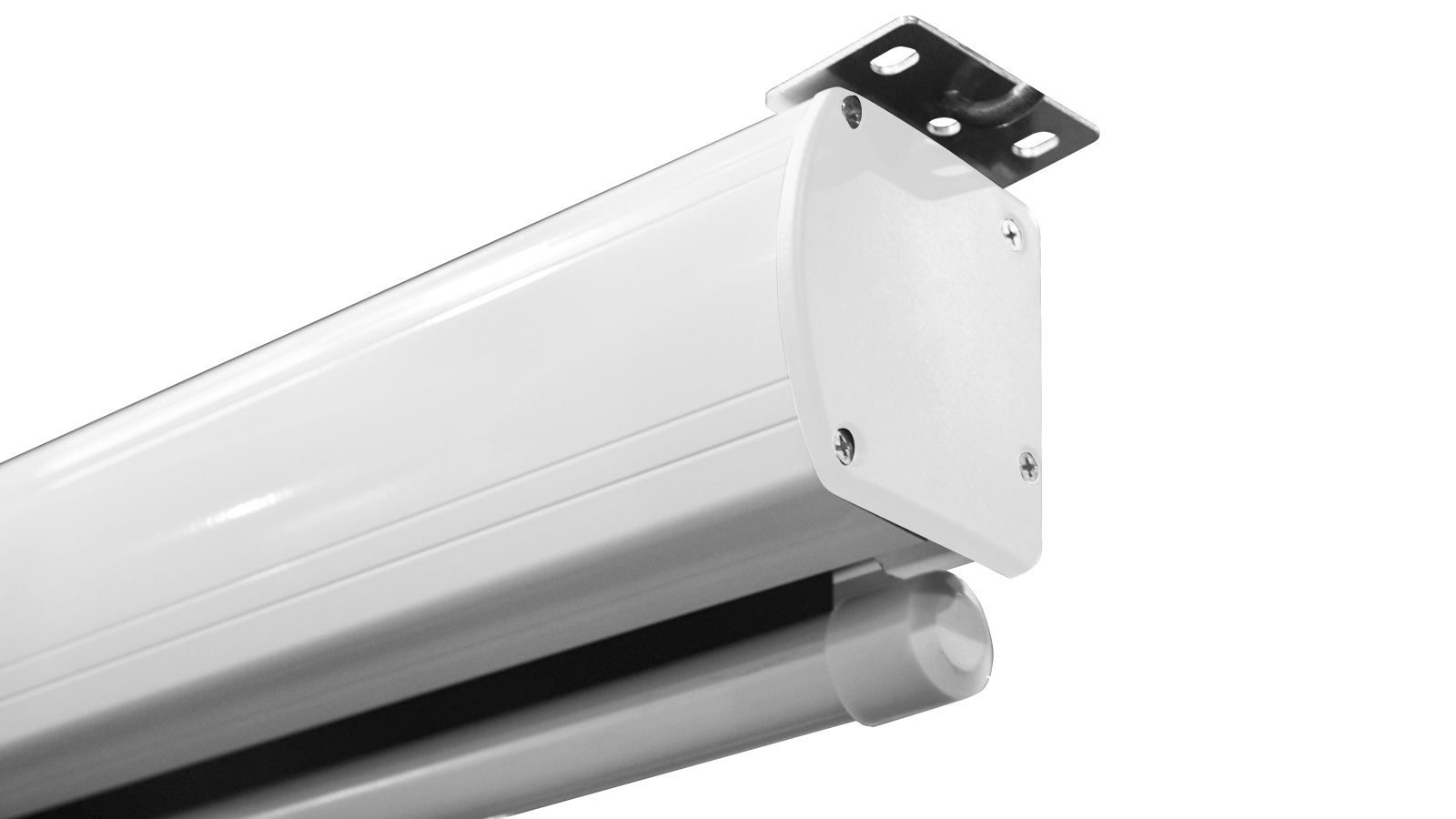 One Product 120-inch White PVC Fabric Premium Electric Projector Screen ...