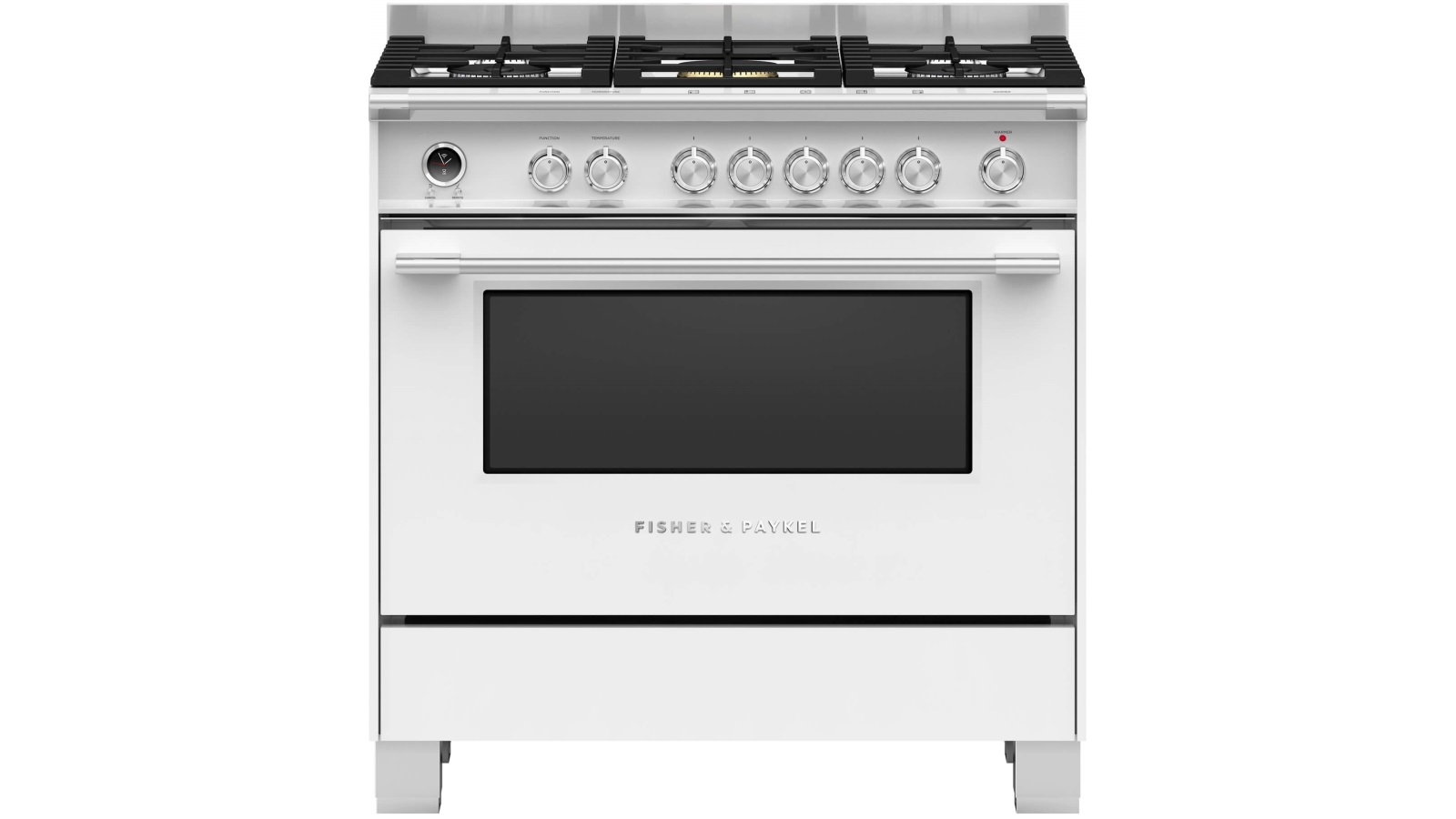 Fisher & Paykel 90cm Series 9 Classic 5 Burner Dual Fuel Pyrolytic ...