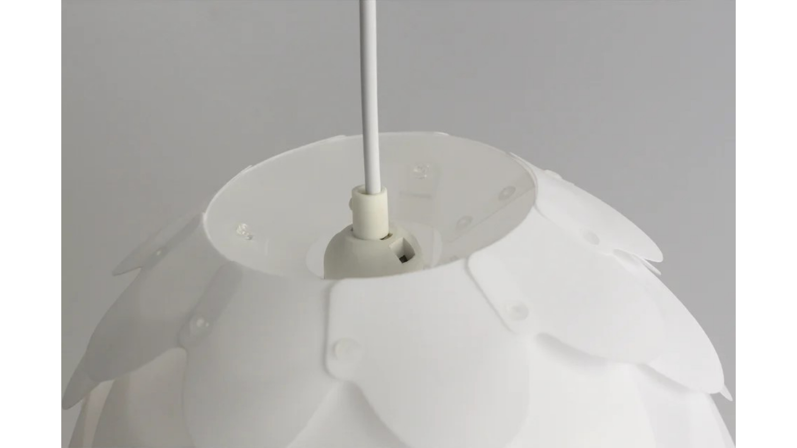 Luminea PVC White Orion Oval Hanging Pendant Lamp | Harvey Norman