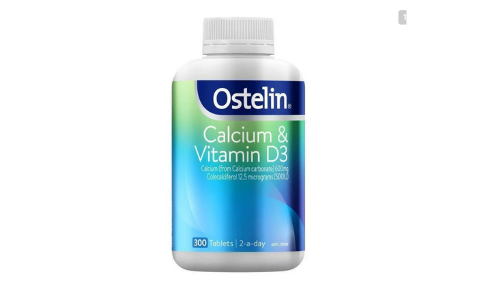 Ostelin Exclusive Size Calcium and Vitamin D3 - 300 Tablet | Harvey Norman