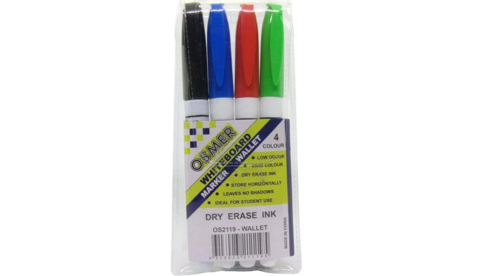 Expo Pack of 4 Dry Erase Whiteboard Markers Set - Multi-Coloured ...