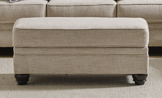 Carina Fabric Ottoman | Harvey Norman