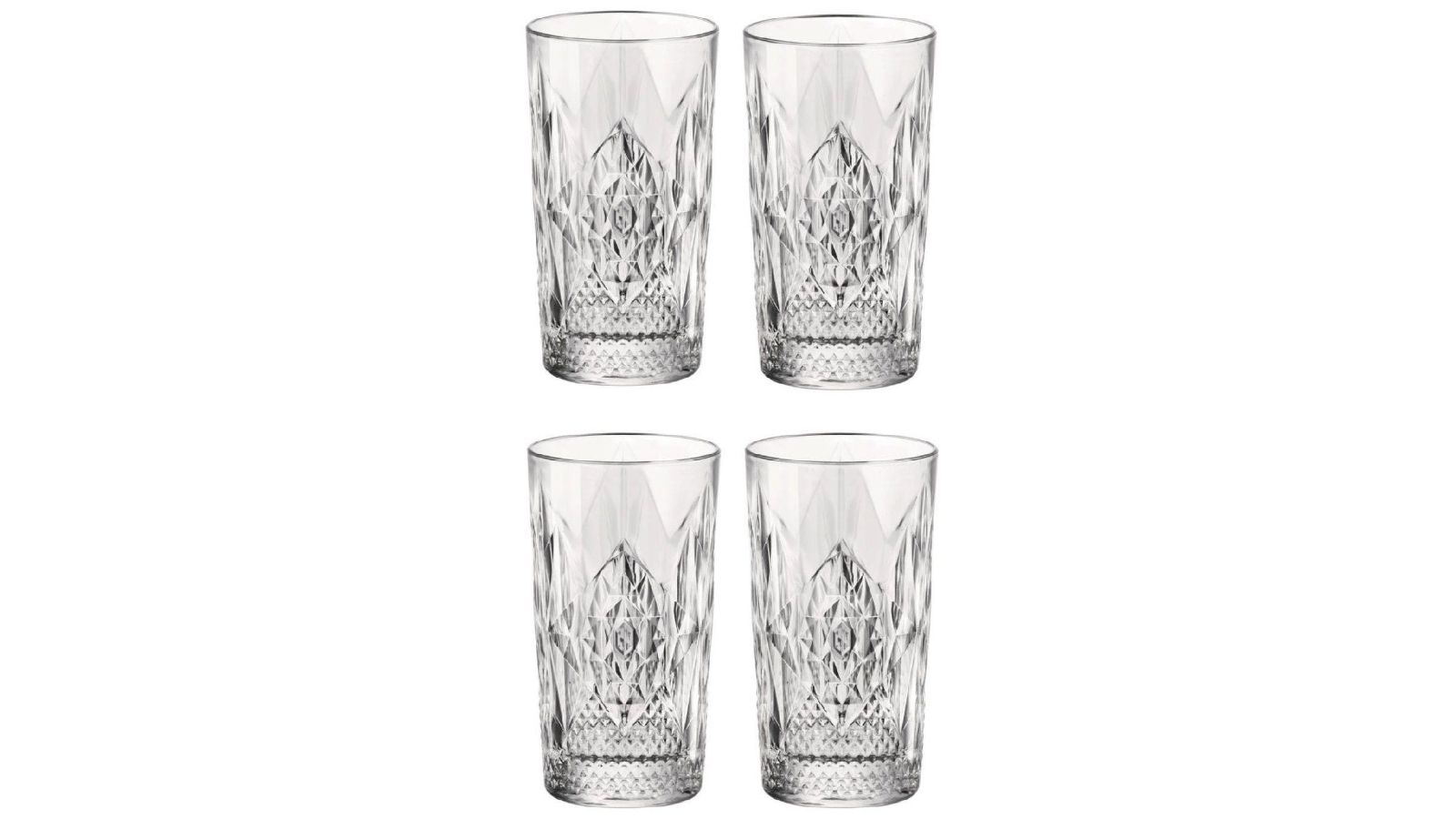 Bormioli Rocco 490ml Stone Highball Tumblers - Set 4 | Harvey Norman