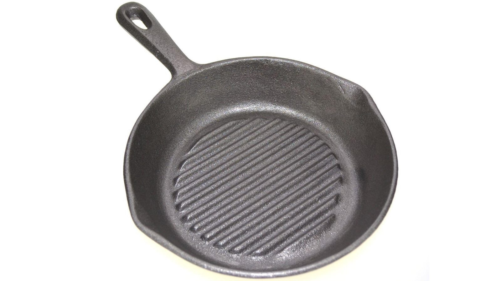 Trenton 265mm Cast Iron Ribbed Skillet | Harvey Norman